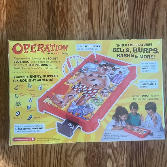 Hasbro | Toys | Operation Board Game With Sound Fx | Poshmark